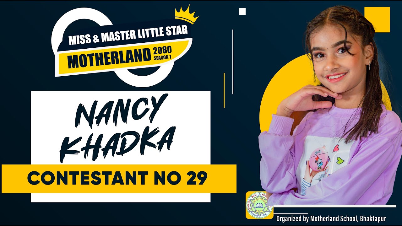 Nancy Khadka | Contestant No. 29 | Little Star Motherland-2080 - YouTube