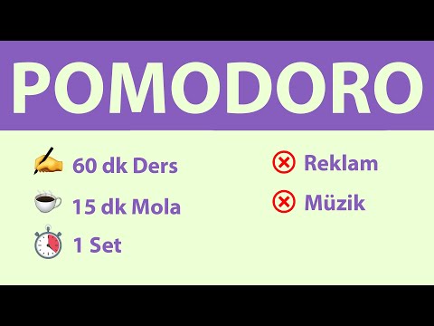Pomodoro Tekniği - 60 dk Ders 15 dk Mola (1 Set) - Reklamsız - Müziksiz