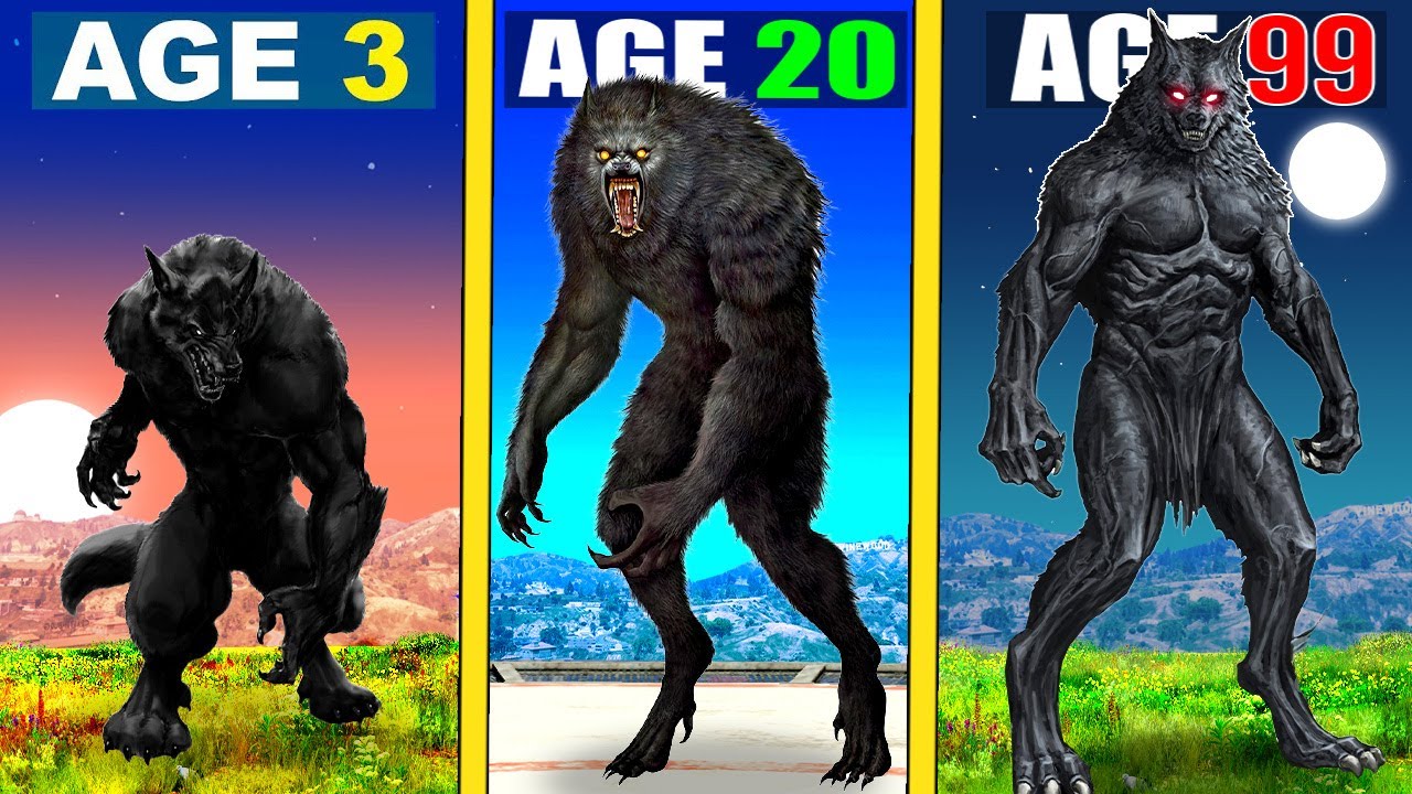 Surviving 99 YEARS As WEREWOLF in GTA 5 (Episode II) - YouTube