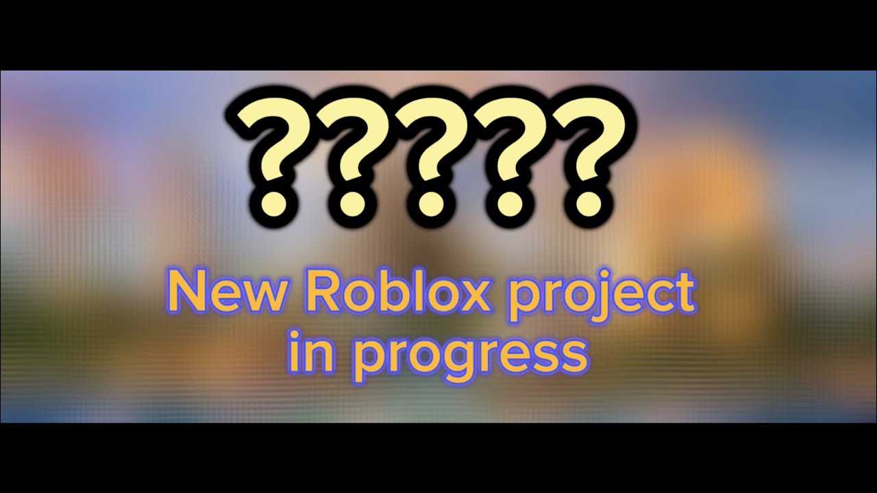 A new roblox project being worked on (what is it)? - YouTube