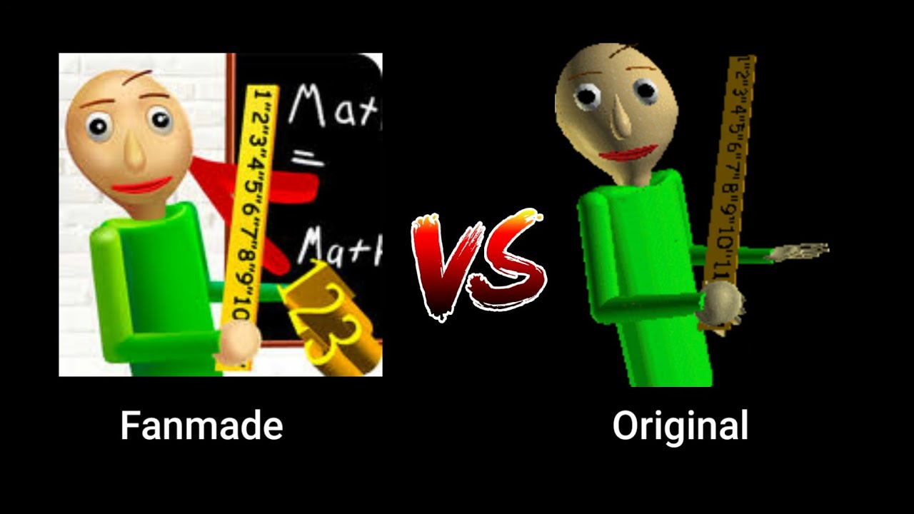 Fanmade Baldi's basics vs Original Baldi's basics (Android battle ...