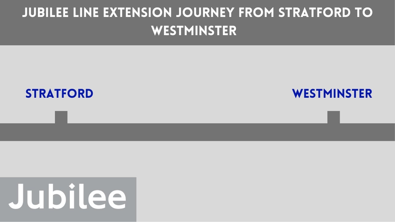 Jubilee Line Extension Journey from Stratford to Westminster - YouTube