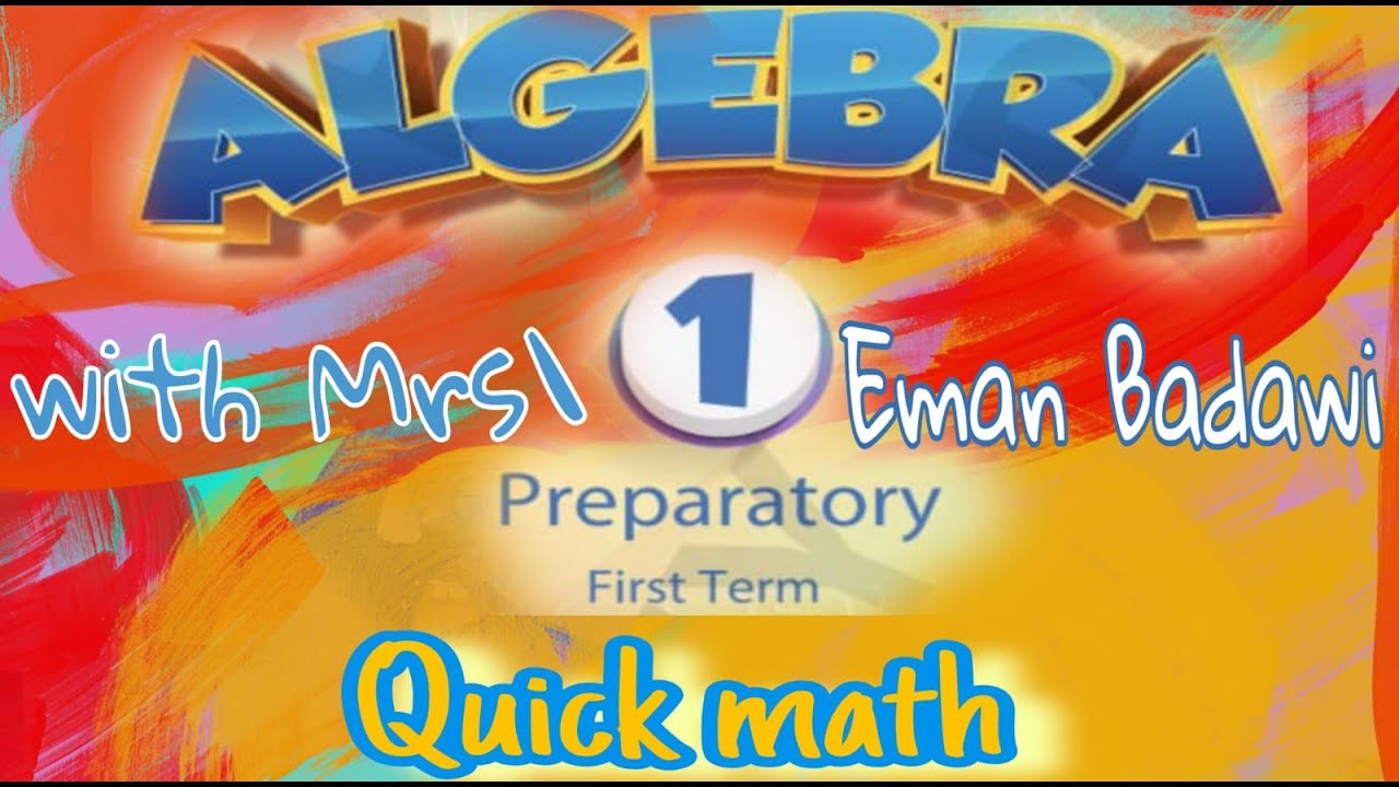 Math prep 1 -AL Gebra--Model -April -test 1 ,2 -Revision - YouTube