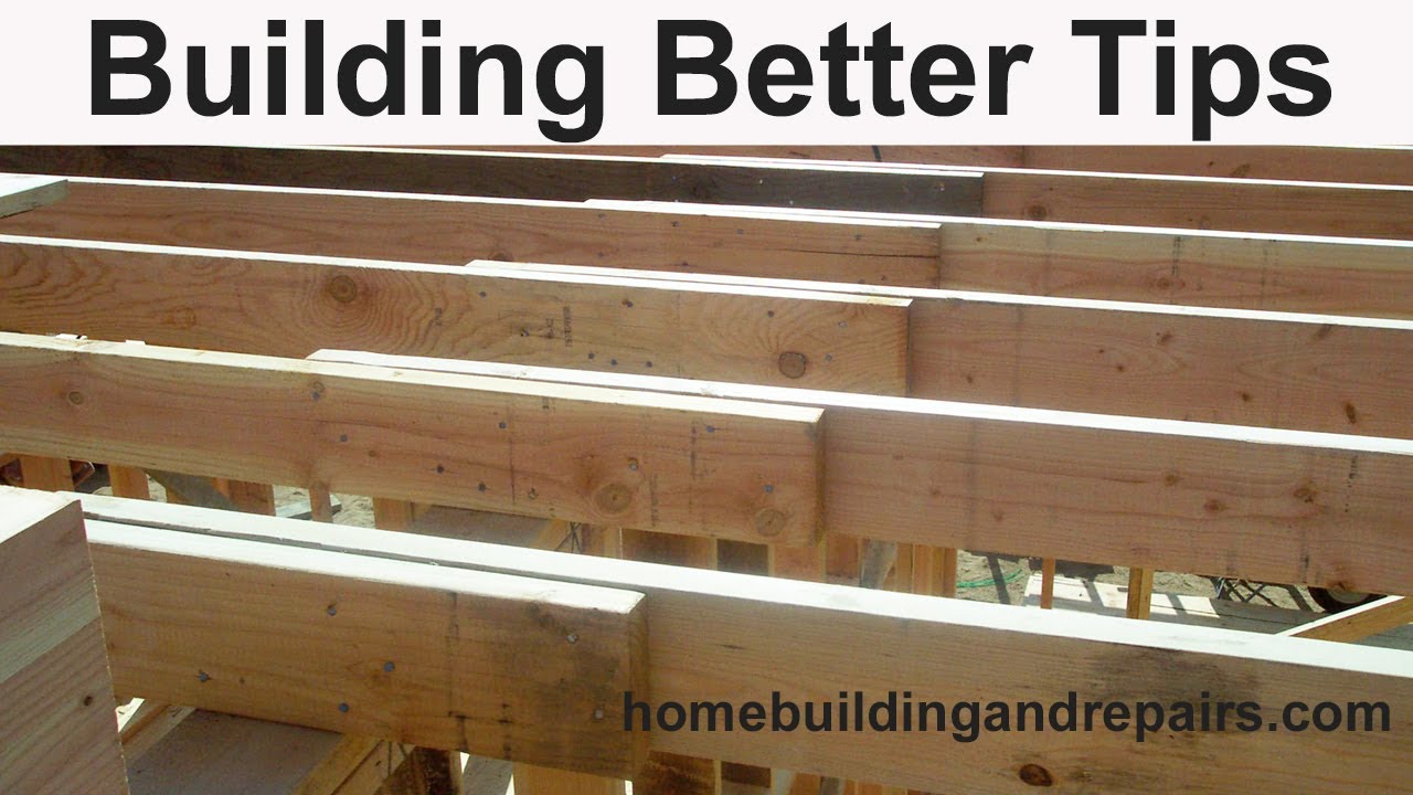 Ceiling Joist And Roof Rafter Tie Connection Tips - Faster Building ...