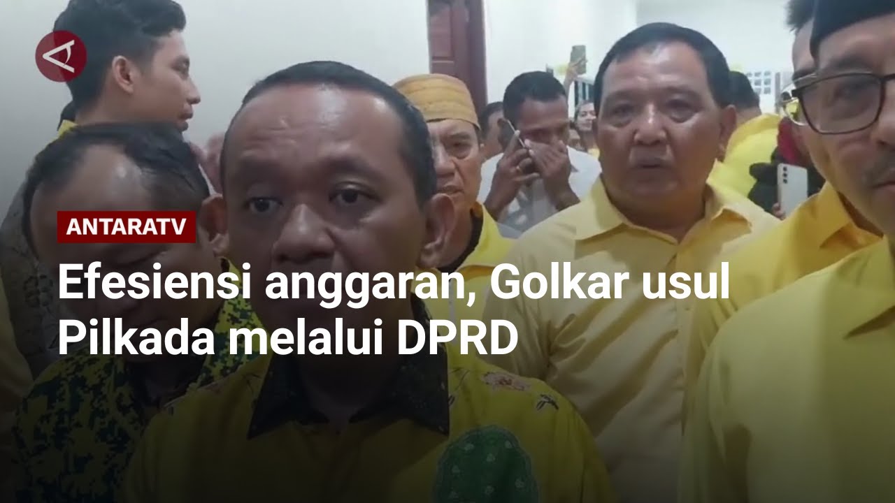Efesiensi anggaran, Golkar usul Pilkada melalui DPRD - YouTube