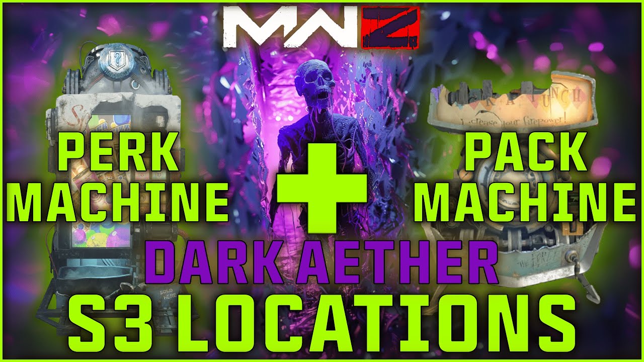MWZ DARK AETHER PACK/PERK LOCATIONS - YouTube