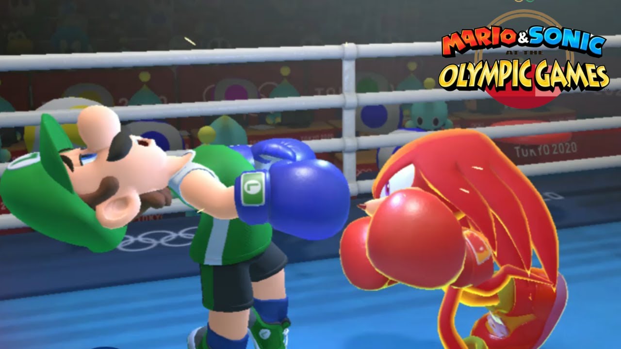 Mario & Sonic At The Olympic Games Tokyo 2020 Event Boxing Luigi VS ...