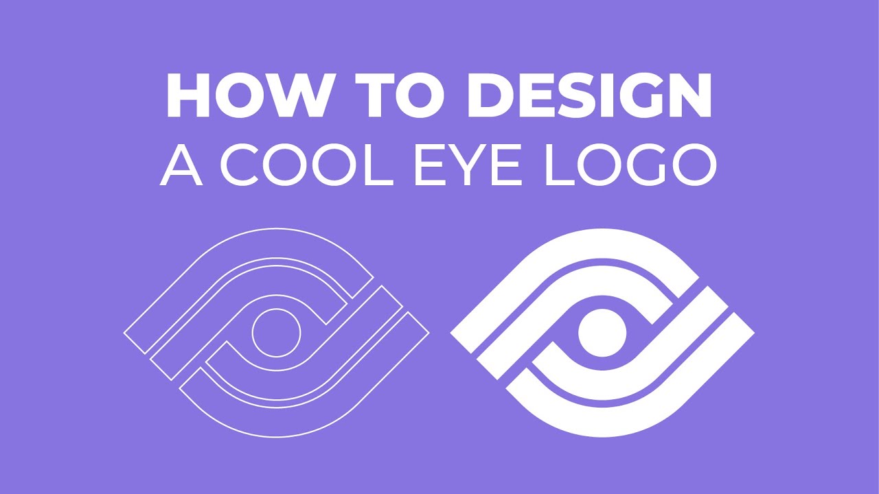 How To Design A Cool Eye Logo - YouTube