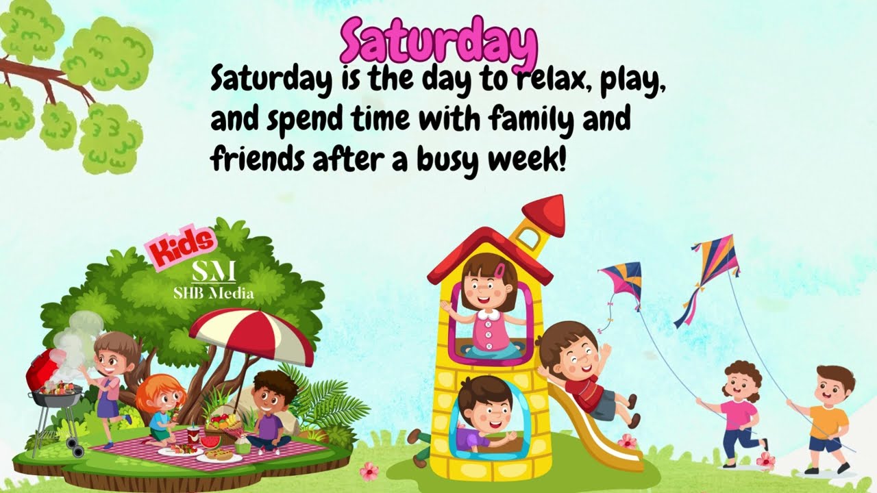 🌞 Yes! Fun School Learning for Toddlers | Educational Days of the Week ...