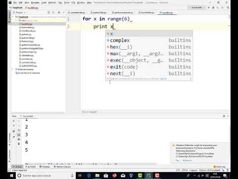 Bucles for in range en Python TIC 2 Bachillerato IES Monterroso - YouTube