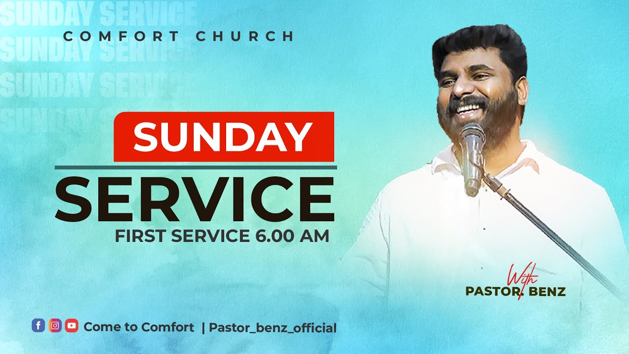 LIVE | SUNDAY 1st SERVICE | 10 MARCH 2024 | PASTOR BENZ | COMFORT ...