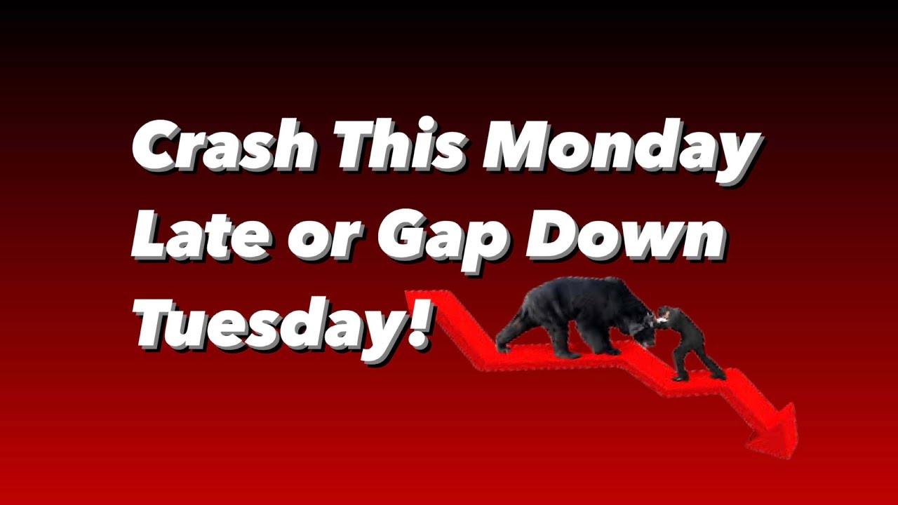 Market Crash Late Monday or Gap down Tuesday: Weekend Update: SPY VIX ...
