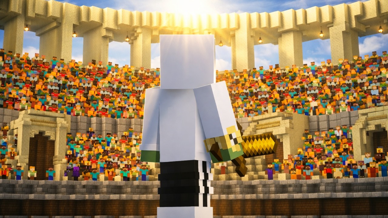 Ik Overleefde Minecraft’s Dodelijkste Arena - YouTube