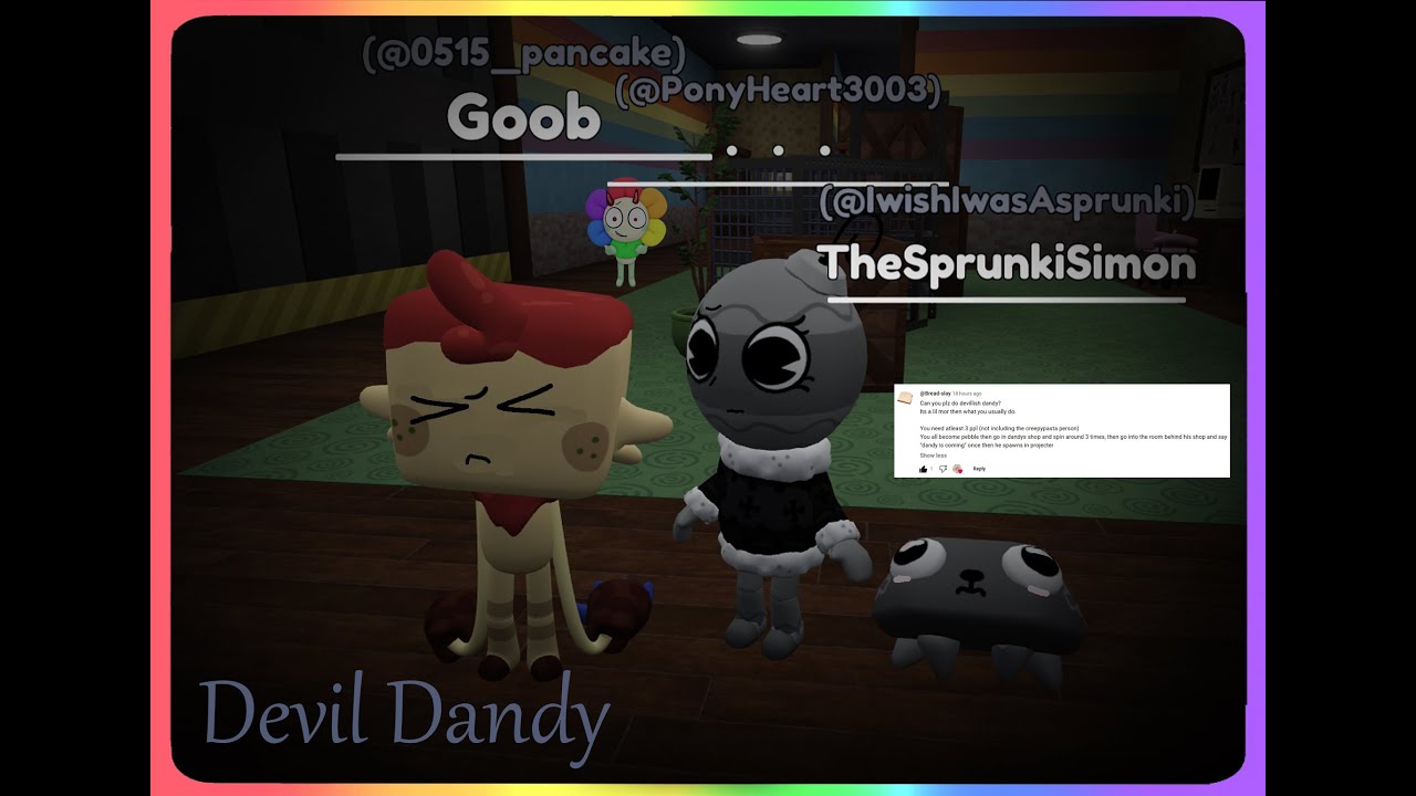 (CREEPYPASTA) How to find Devil Dandy //DANDY'S WORLD// - YouTube