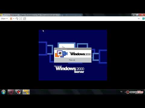 Windows 2000 Server Nasıl Kurulur (VMware'Dan) (İso'su Link'Te)