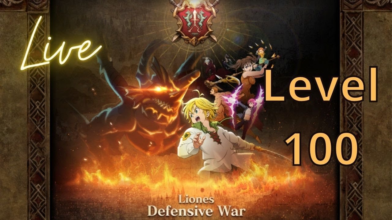 Level 100 !! Liones Defensive War 7DS Grand Cross - YouTube