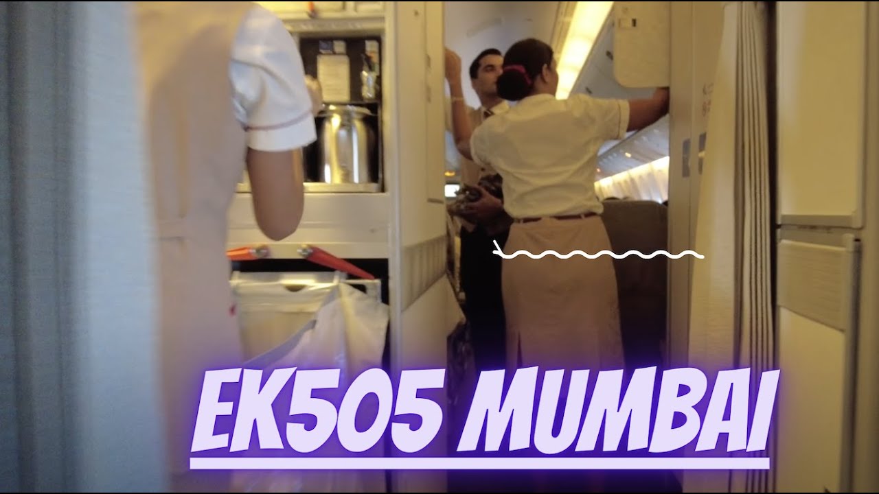 Emirates Airline EK505 - Mumbai to Dubai (Economy Class) | 4K | POV 🇦🇪 ...
