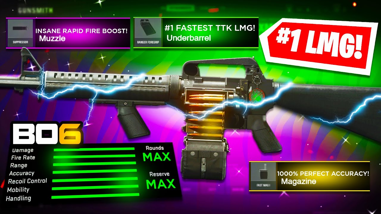 DOUBLE NUKE LMG ☢️ #1 BEST "XMG" LOADOUT in BLACK OPS 6! (BO6 Best XMG ...