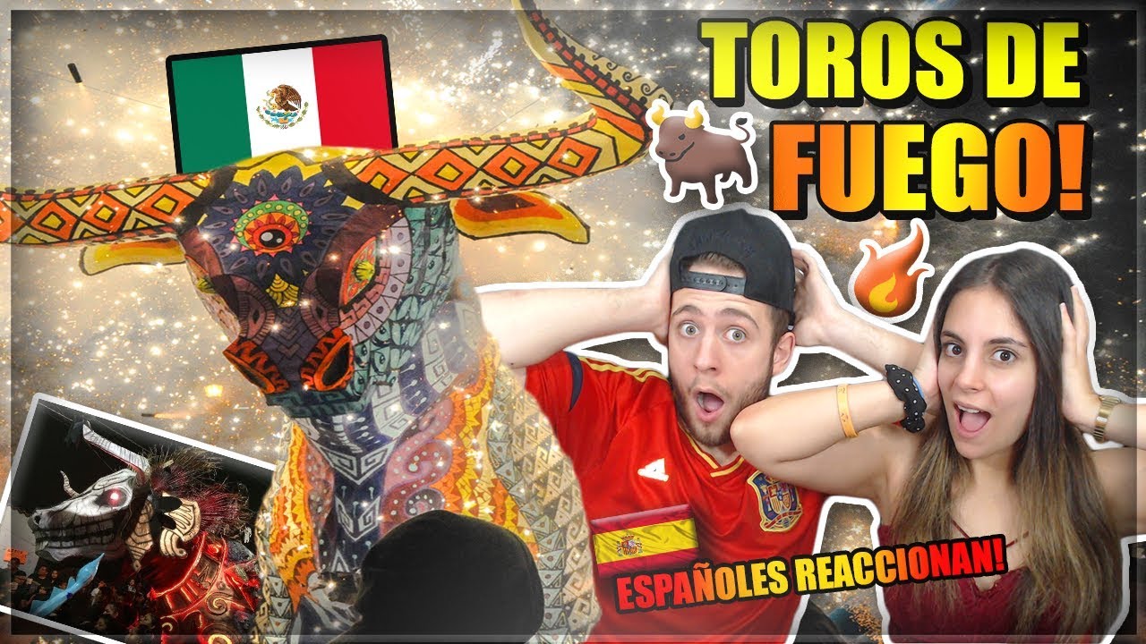 🇪🇸ESPAÑOLES REACCIONAN a TULTEPEC TOROS! 🇲🇽| BULLS OF FIRE MEXICO ...
