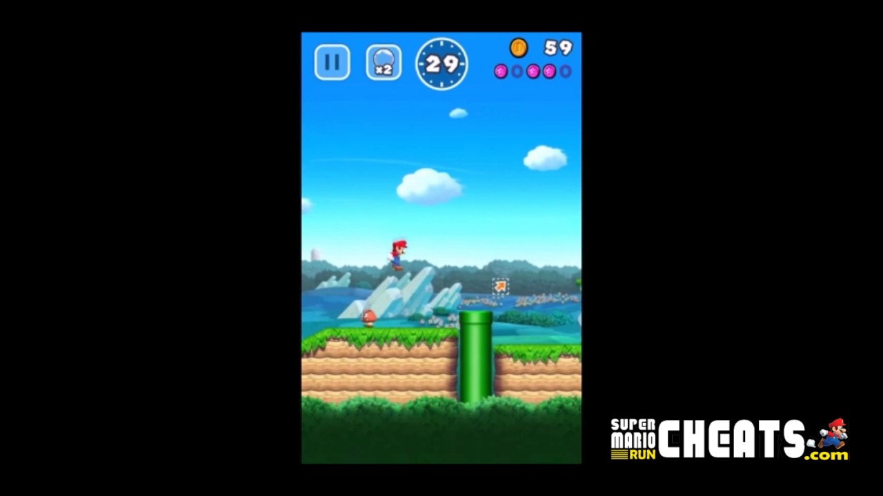Super Mario Run Cheats for World 1-1 Up and Over - SuperMarioRunCheats ...