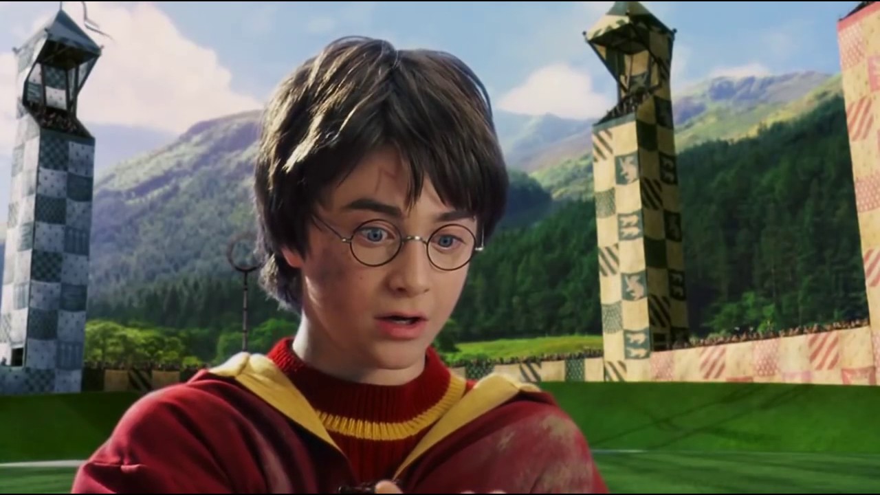 Harry Potter and the Philosophers Stone Clip Harrys First Quidditch ...