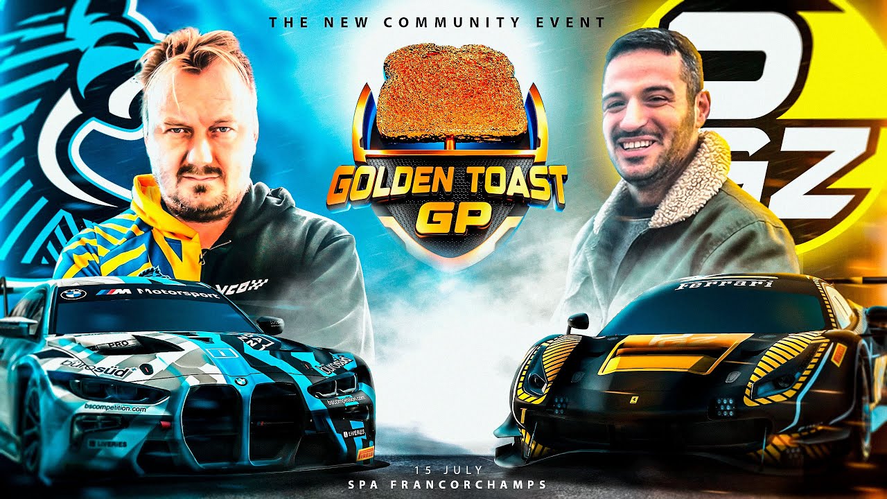 The Golden Toast GP - 3h of GT3 racing at Spa on iRacing +Team PGZ vs ...
