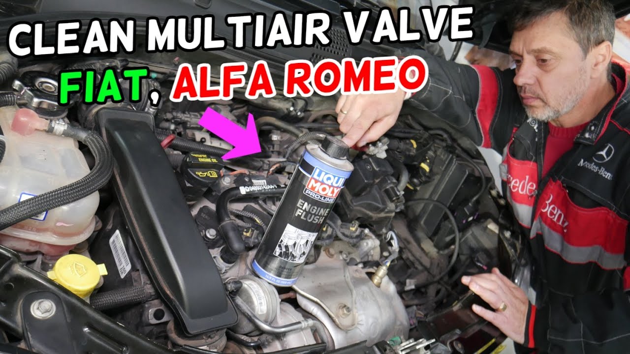 HOW TO CLEAN VARIABLE TIMING SOLENOID ON FIAT ALFA ROMEO MULTIAIR ...