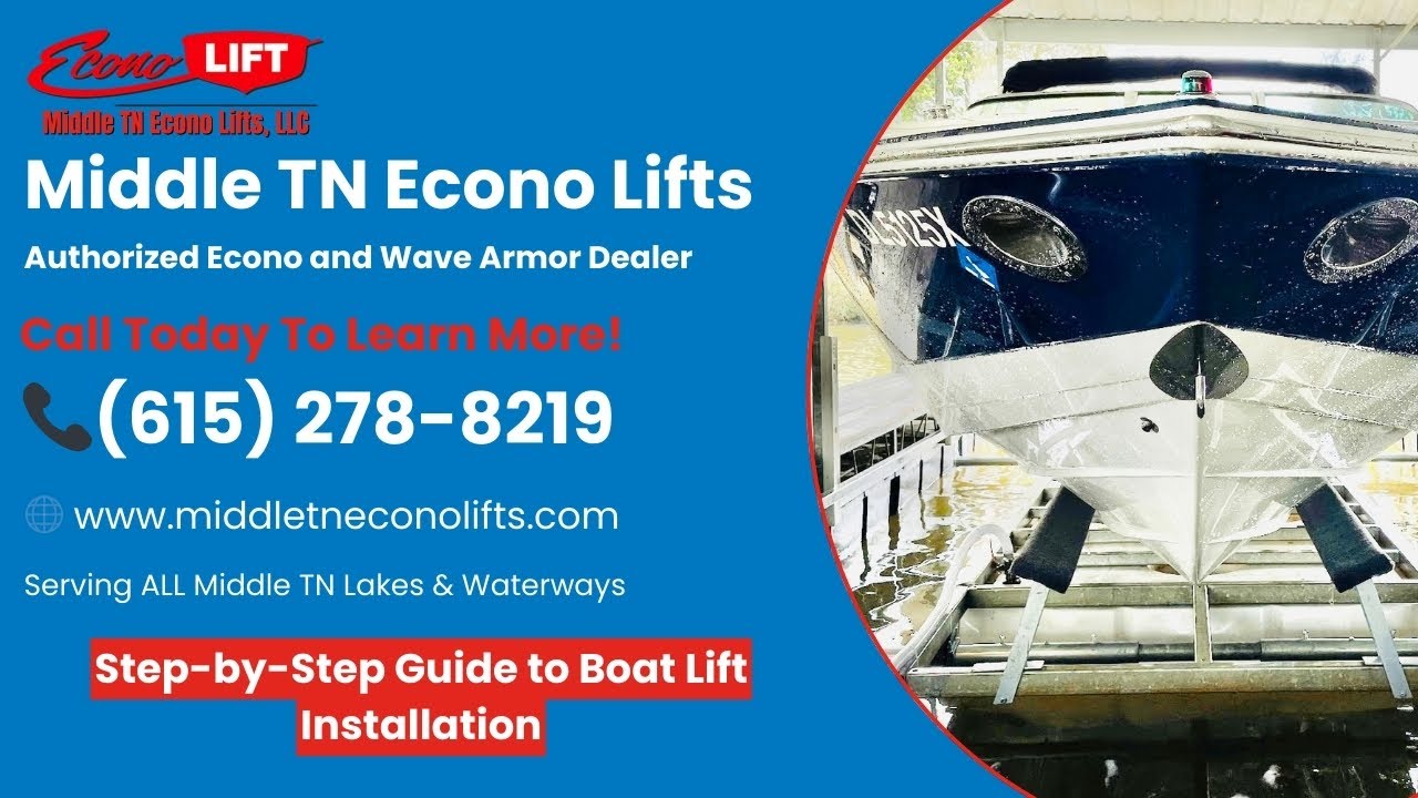 Step-by-Step Guide to Boat Lift Installation - YouTube