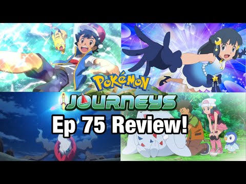 Ash and Dawn vs The Matori Matrix! Pokémon Journeys Anime episode 75 ...