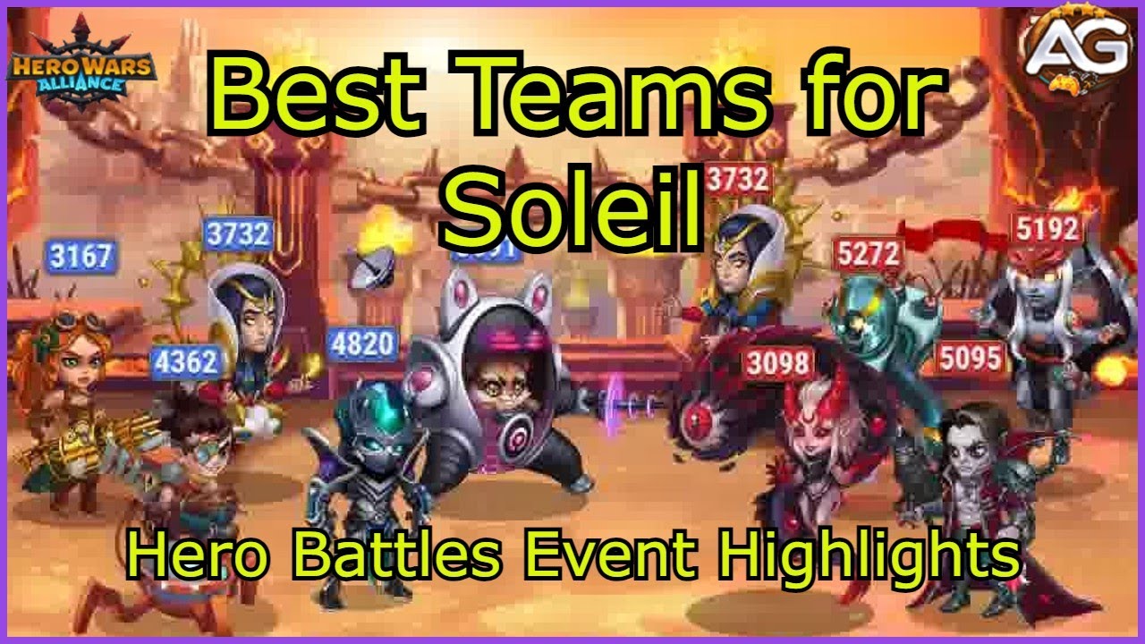 Best Teams for Soleil in Hero Wars Alliance - by Alexandre Games English Channel - YouTube