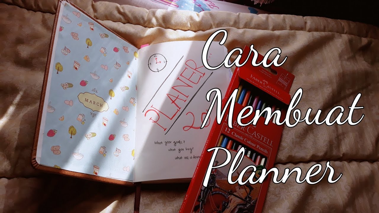 Cara Membuat PLANNER yang mudah untuk Pemula TAHUN 2021 - YouTube