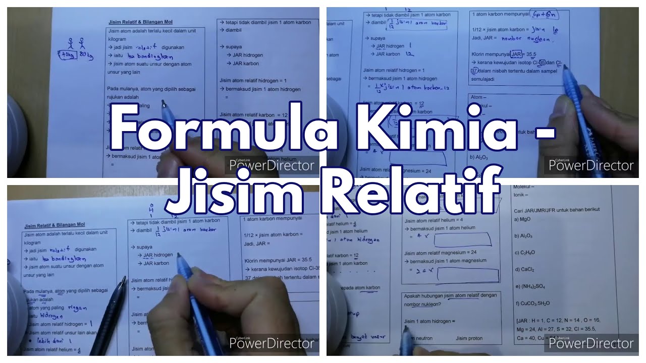 Formula Kimia - Jisim Relatif - YouTube