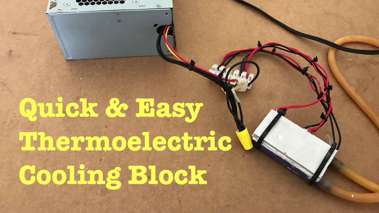 Quick n Easy Thermoelectric Cooling Block - YouTube