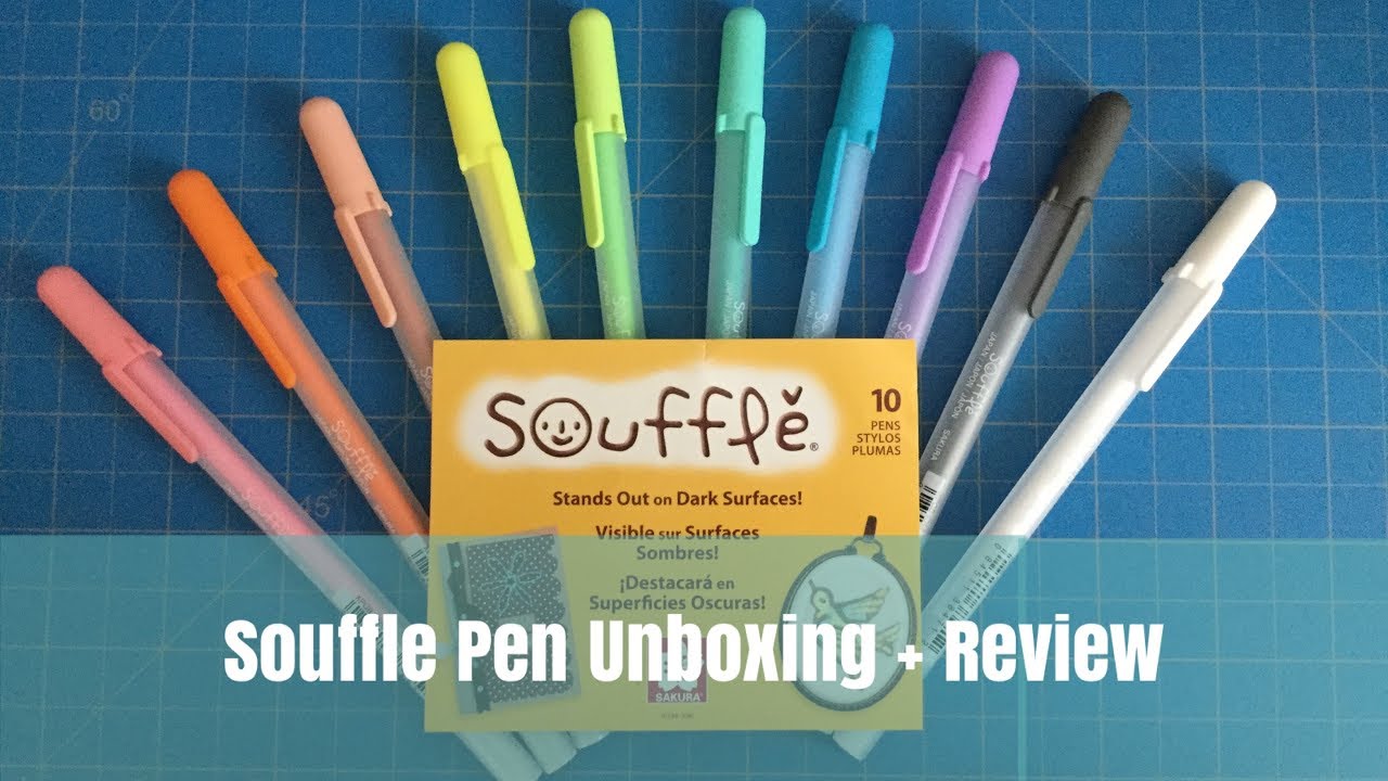 Sakura Soufflé Pens UNBOXING & Review! || Oip Arts - YouTube