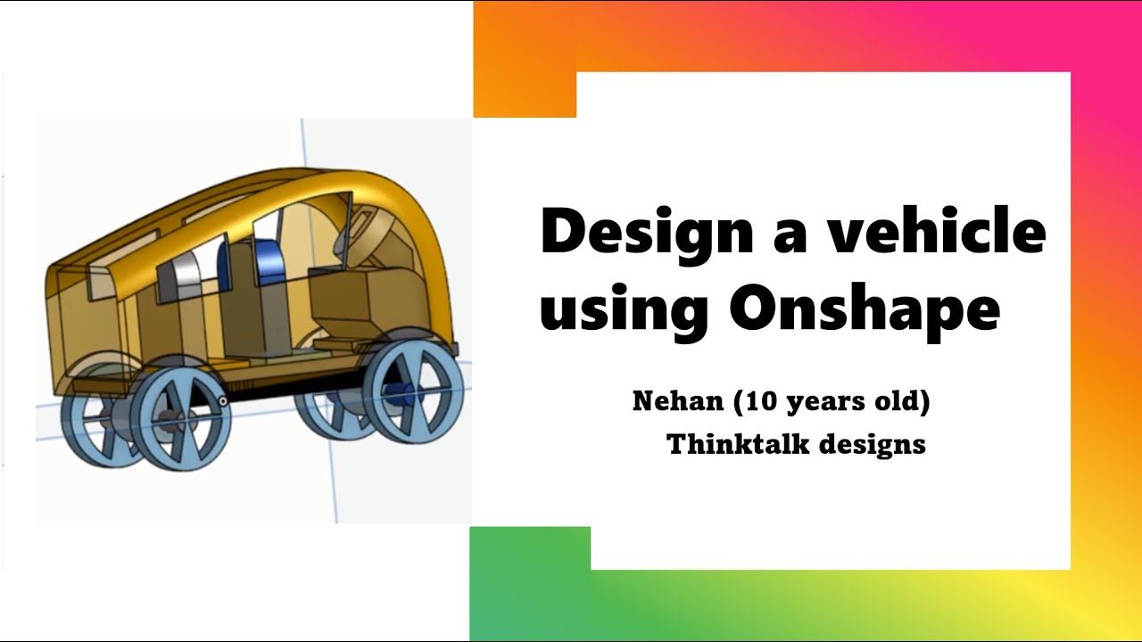 OnShape Advanced: How to Design a Electric car in OnShape - YouTube