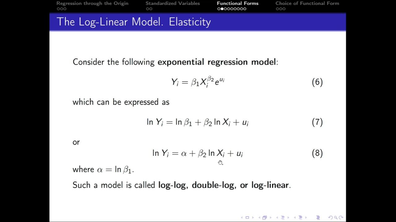 4.3. Log-Linear model - YouTube