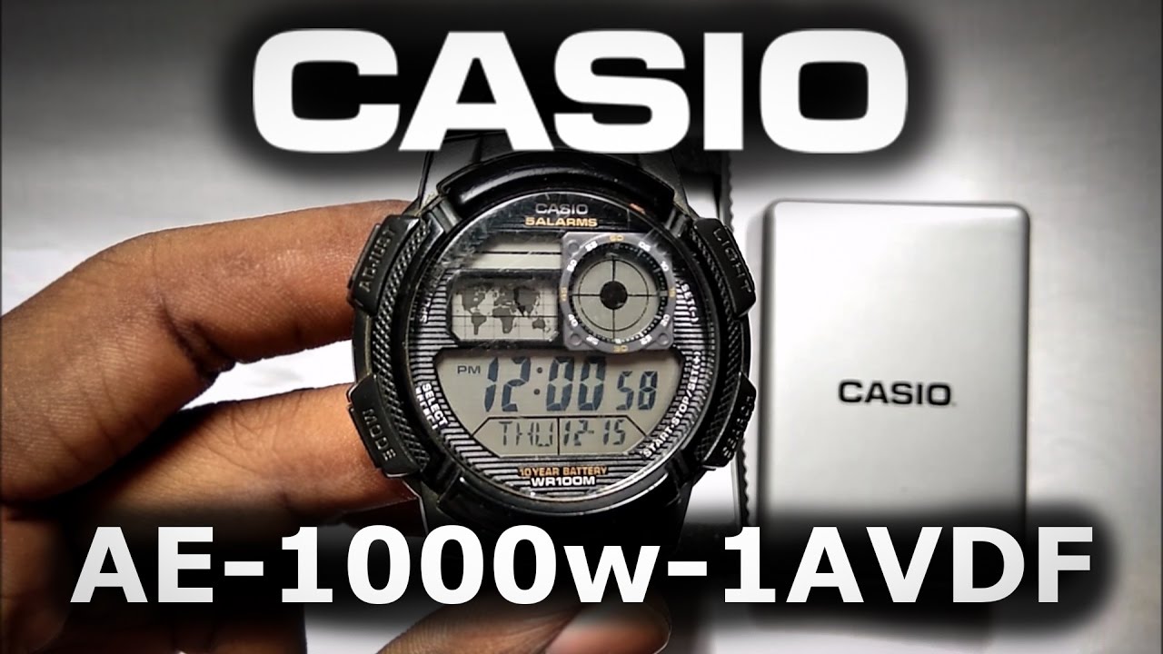 CASIO | AE 1000W 1AVDF | MJRV Tech - YouTube