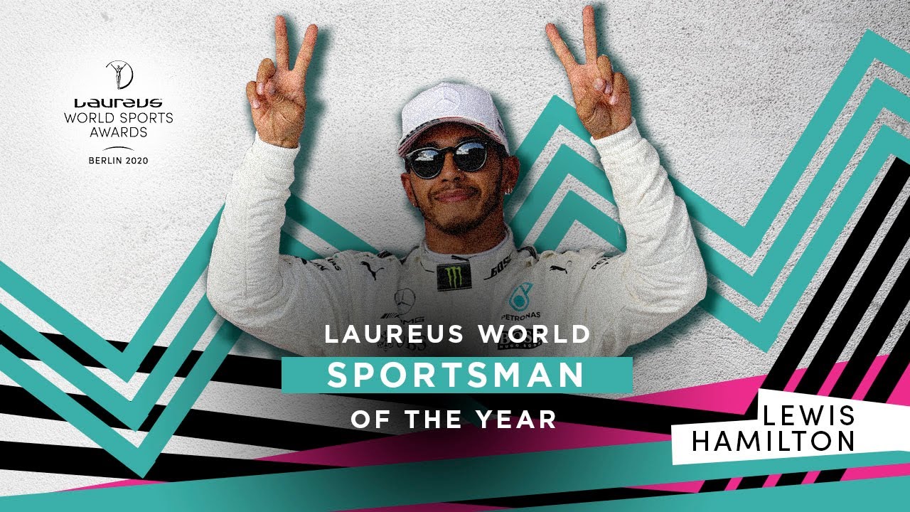 Lewis Hamilton reaction | 2020 joint-Laureus World Sportsman of the ...