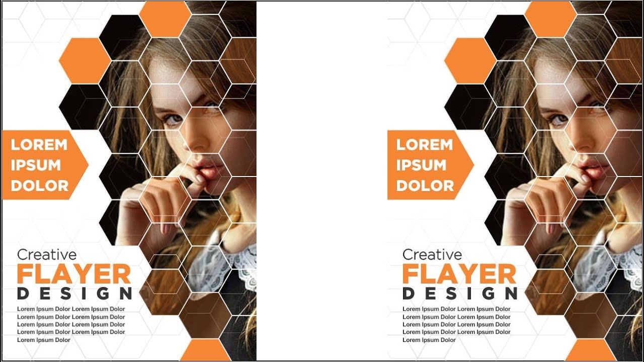 How To Design A Poster / Flyer Corel Draw Tutorial - YouTube