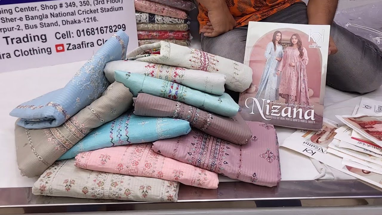 Tawakkal Nizana Pakistani Branded Dress | Cotton Original Branded Three ...