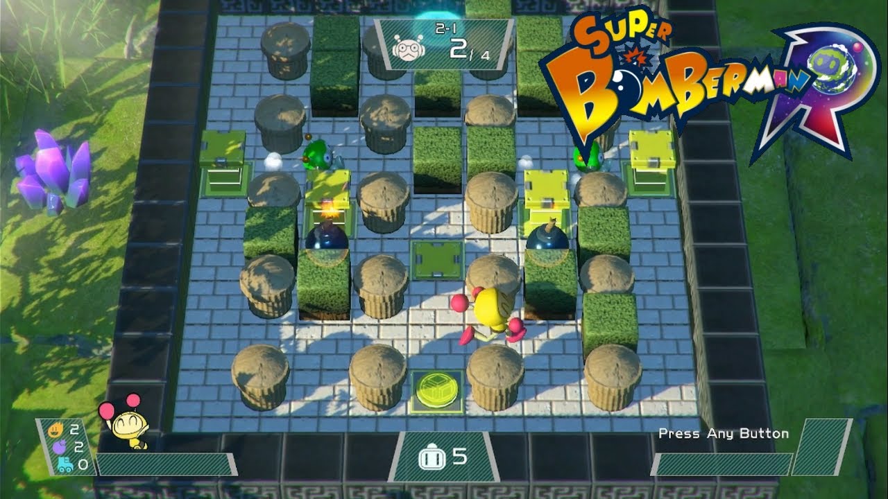 Wandering off with Yellow! [Super Bomberman R Part 2] - YouTube