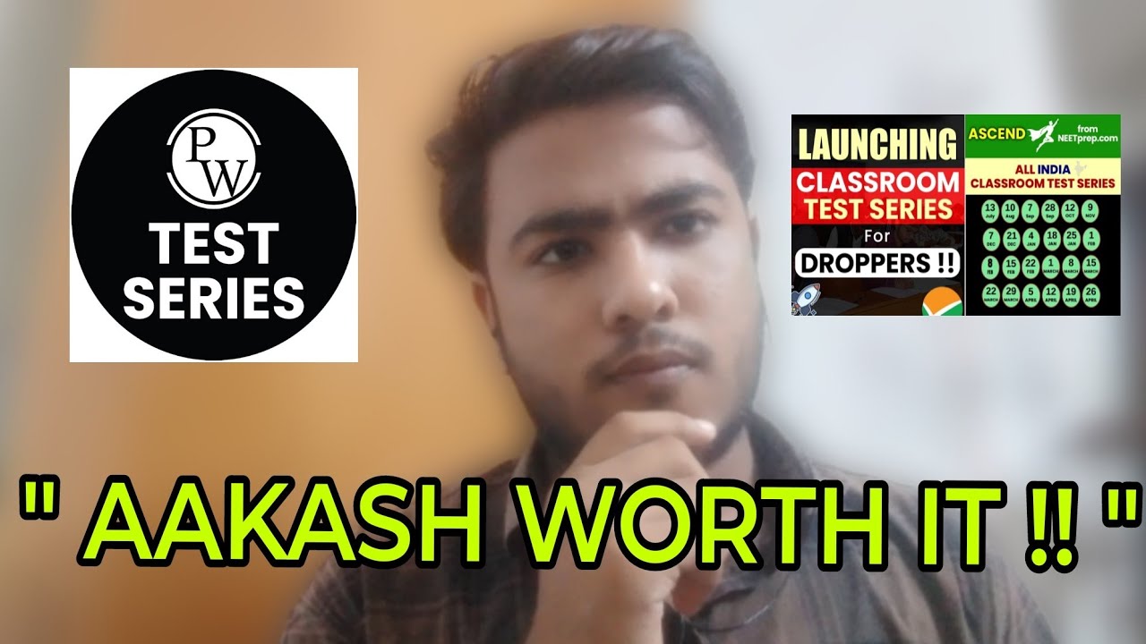What About Aakash Test !! " Ascend NEETPrep + PW Online Test Series ...