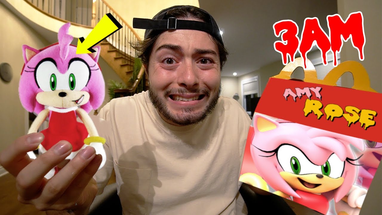 DO NOT ORDER AMY ROSE HAPPY MEAL FROM MCDONALD’S AT 3 AM!! (TOY CAME ...