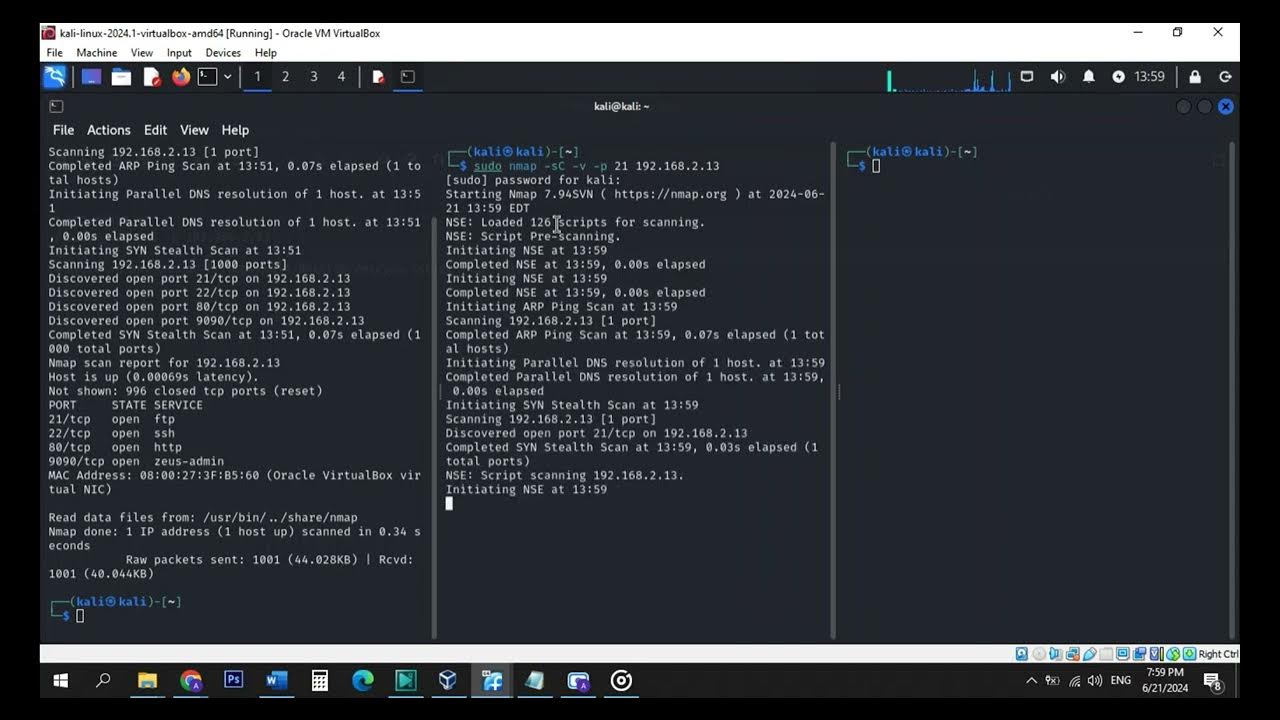 Use Hydra for password brute-force attacks on network services like FTP, SSH, Telnet, and HTTP ...