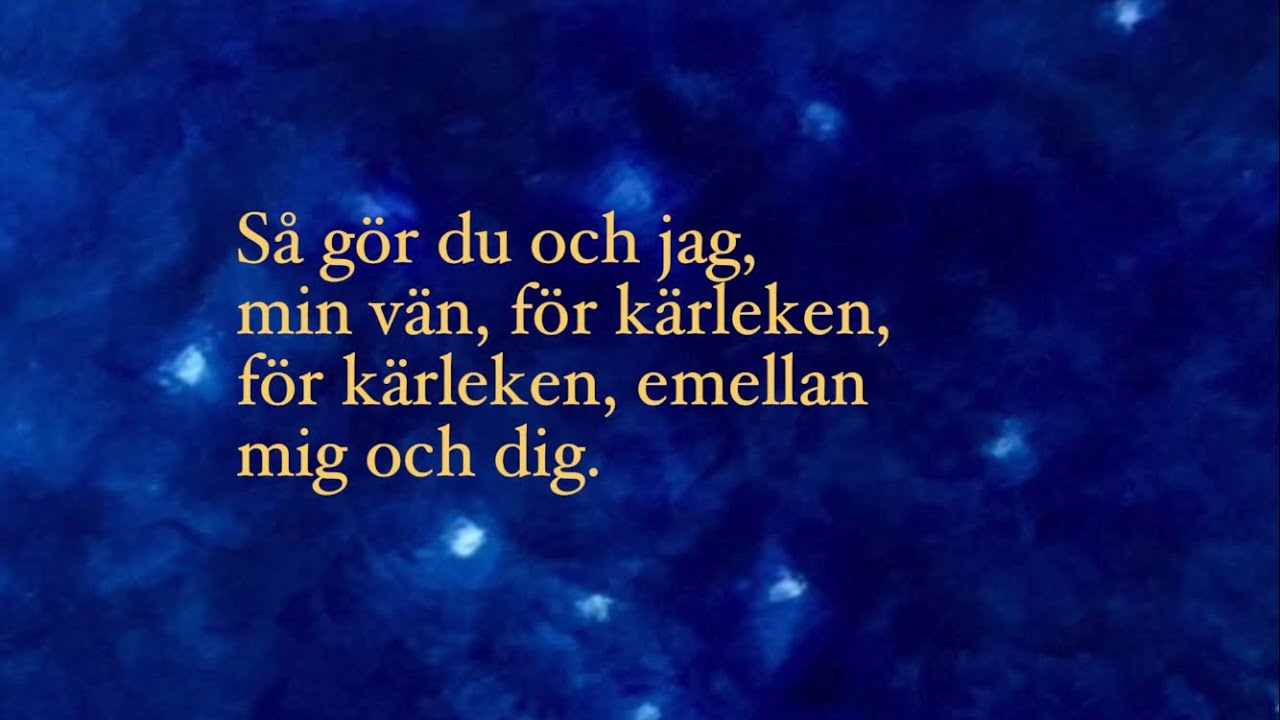 Som stjärnor små (med text) | Kärlekssånger barn | Skriven av Evert ...