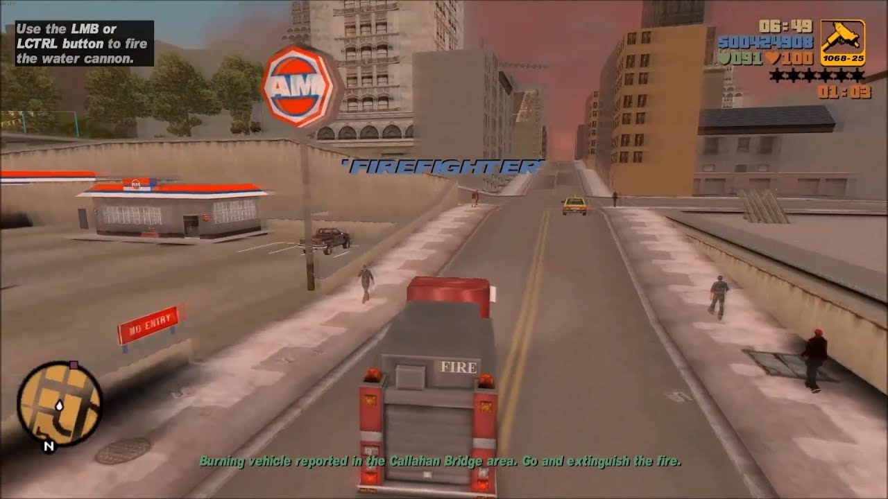 Grand Theft Auto III - Firefighter 1/6 [1080p60 Walkthrough - GTX 770 ...
