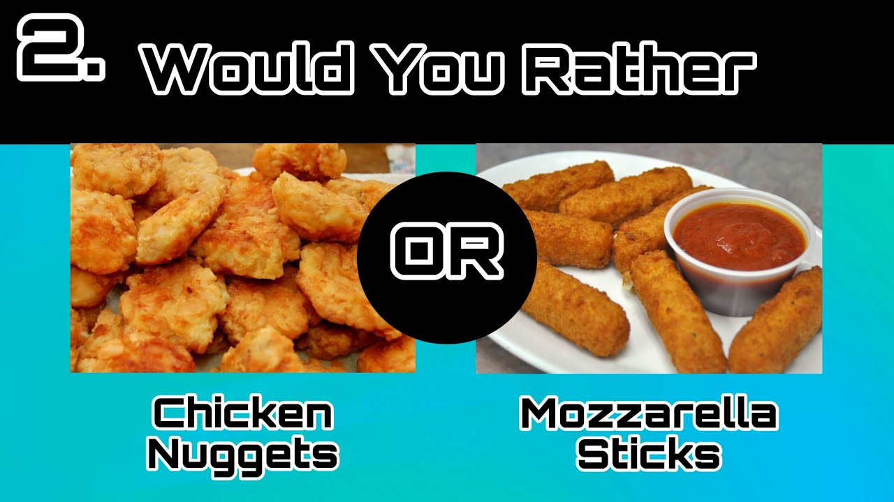 Would You Rather? Fast Food - YouTube