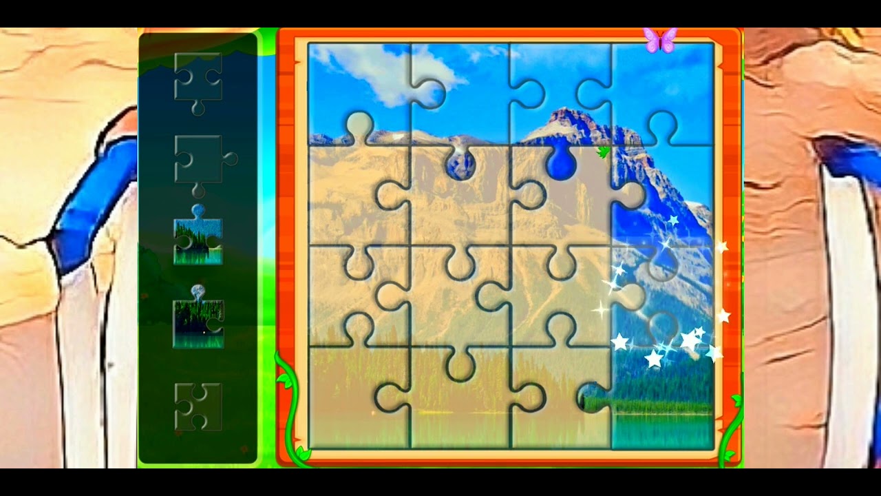 pemandangan gunung#puzzle - YouTube