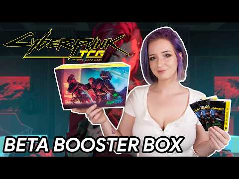 Opening the BRAND NEW Cyberpunk TCG Booster Box!