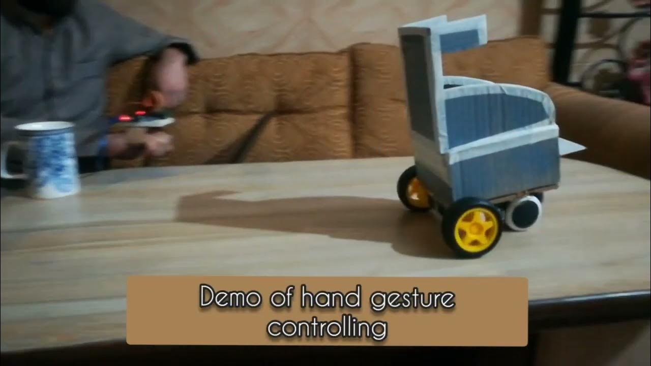 Hand Gesture Controlled Wheel Chair | Arduino Based | Hand movements ...